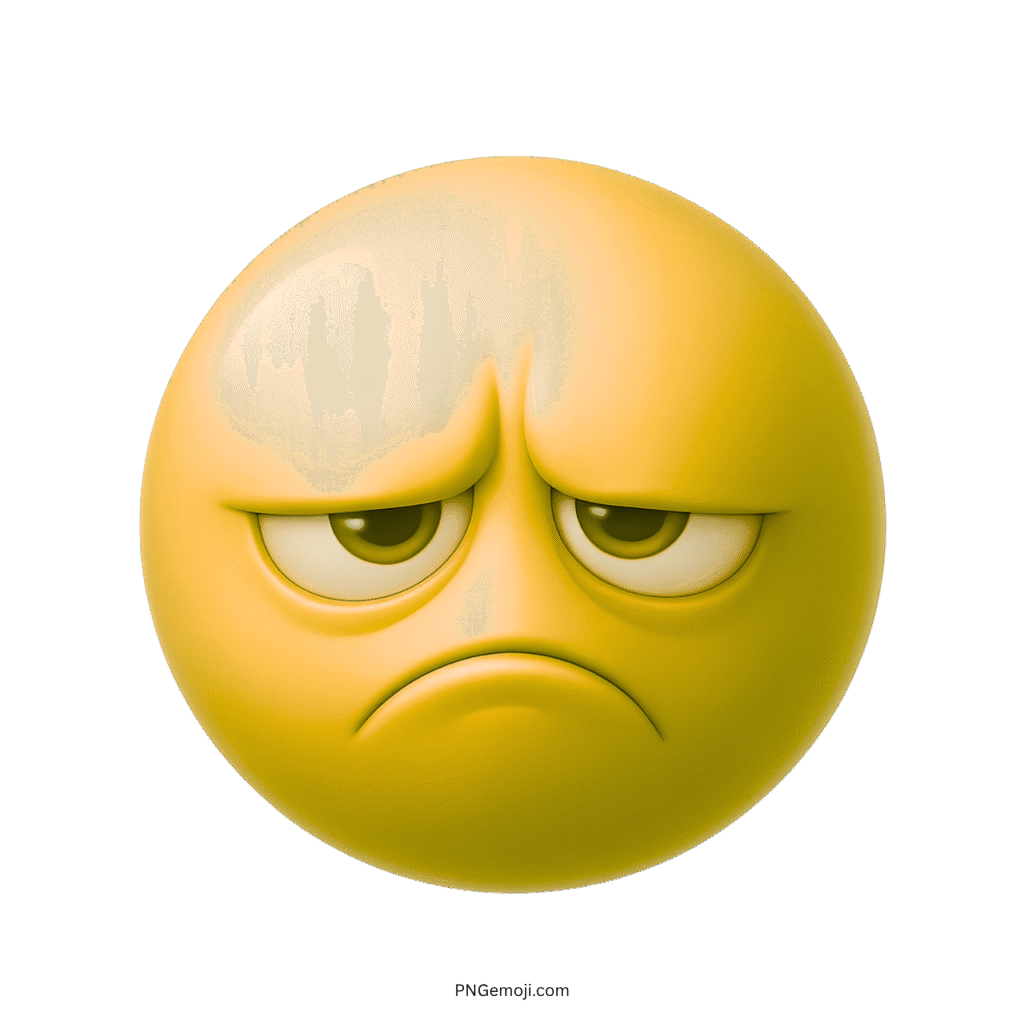 Sour Emoji Colorful 3D PNG, Transparent, ClipArt – emojigit.com