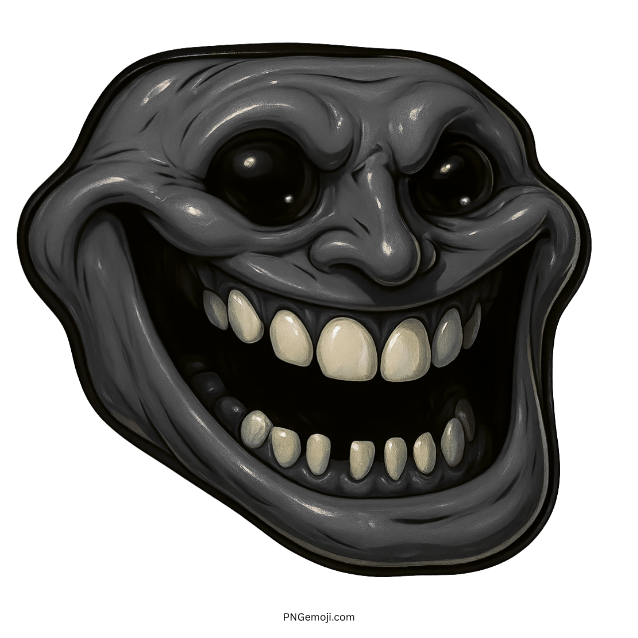 Evil Troll Face PNG, Vector FREE - emojigit.com