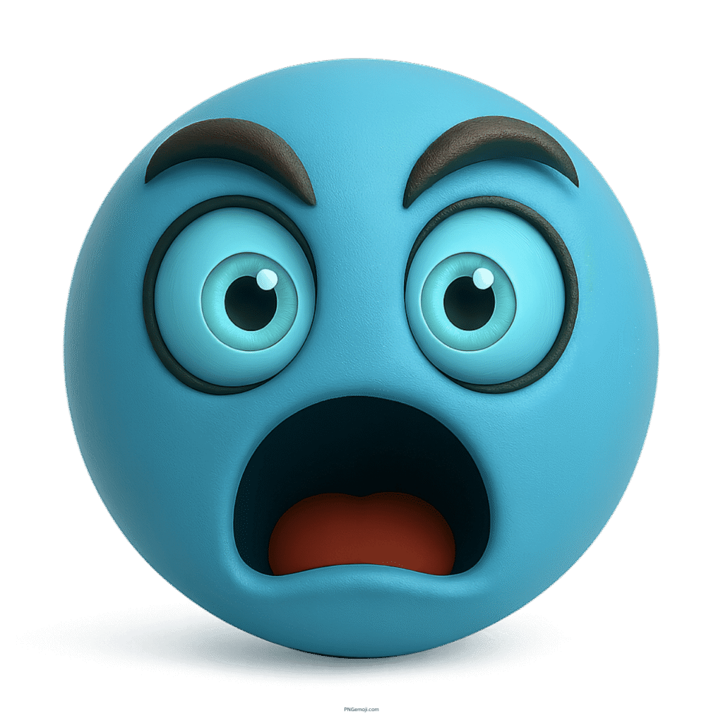 Emoticon Shocked Emoji PNG, ClipArt 3D Images - emojigit.com